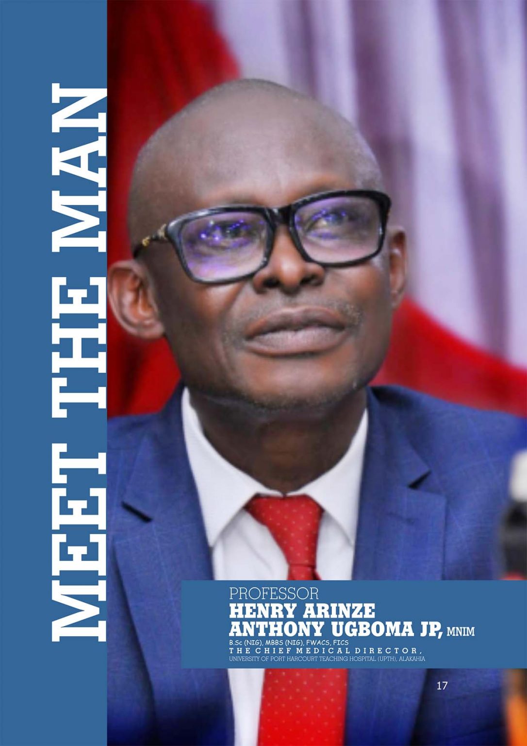 Meet the CMD – UPTH – University of Port Harcourt Teaching Hospital